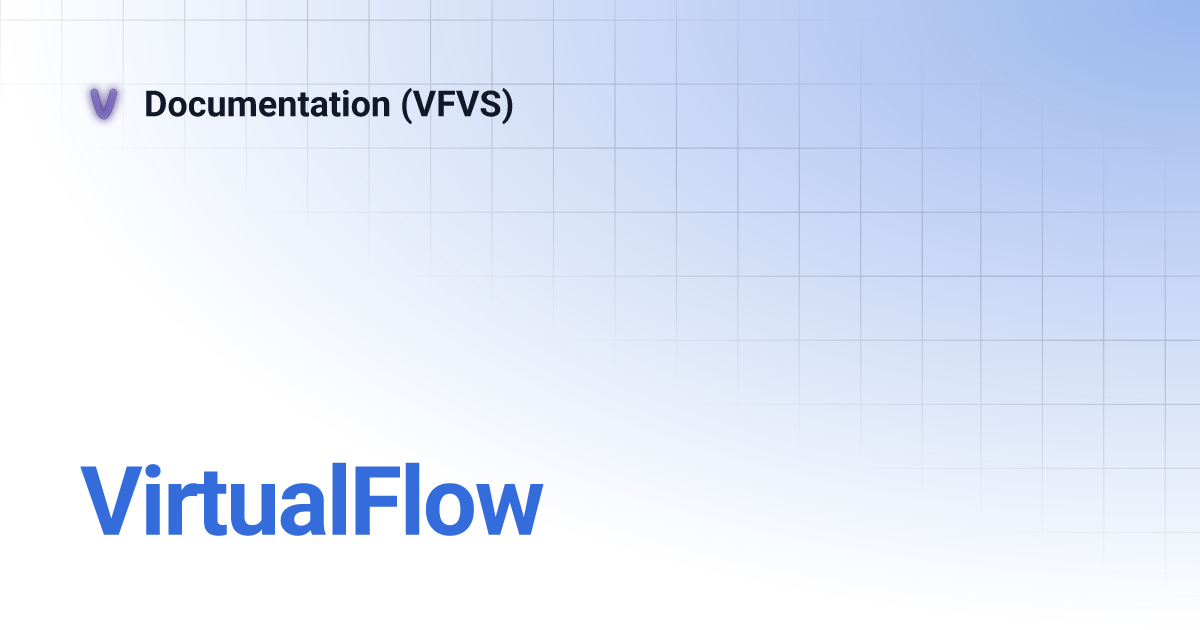 VirtualFlow | Documentation (VFVS)
